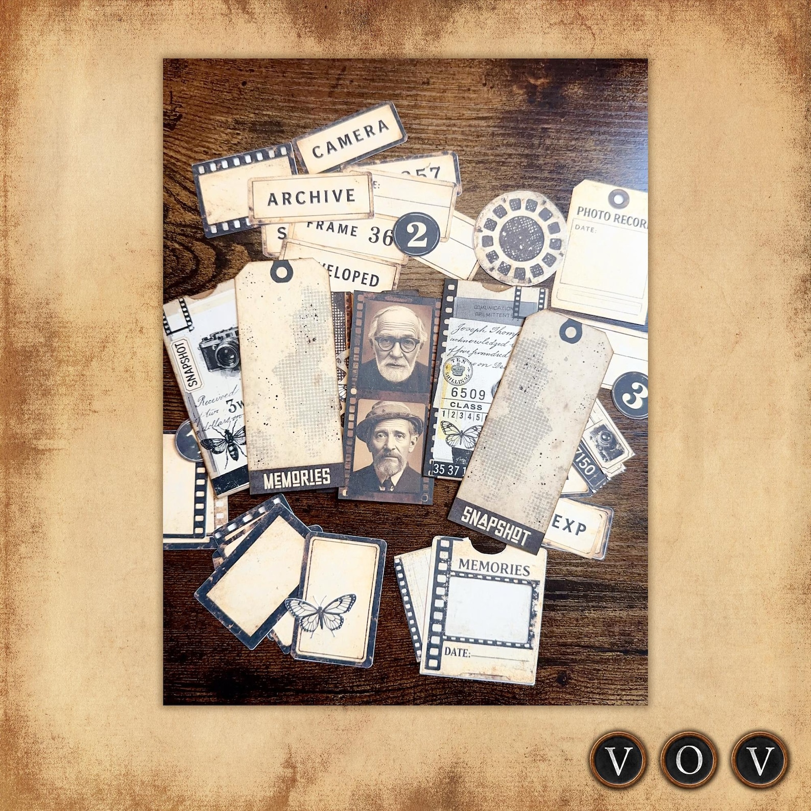 Mini Pocket Archive No. 4 Photography Junk Journal Kit Printable Photo ...