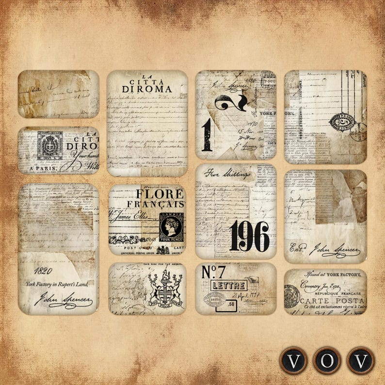 Neutral Grunge Tags, No.1 Tags, Vintage Tags, Tag Set, Grunge, Neutral ...