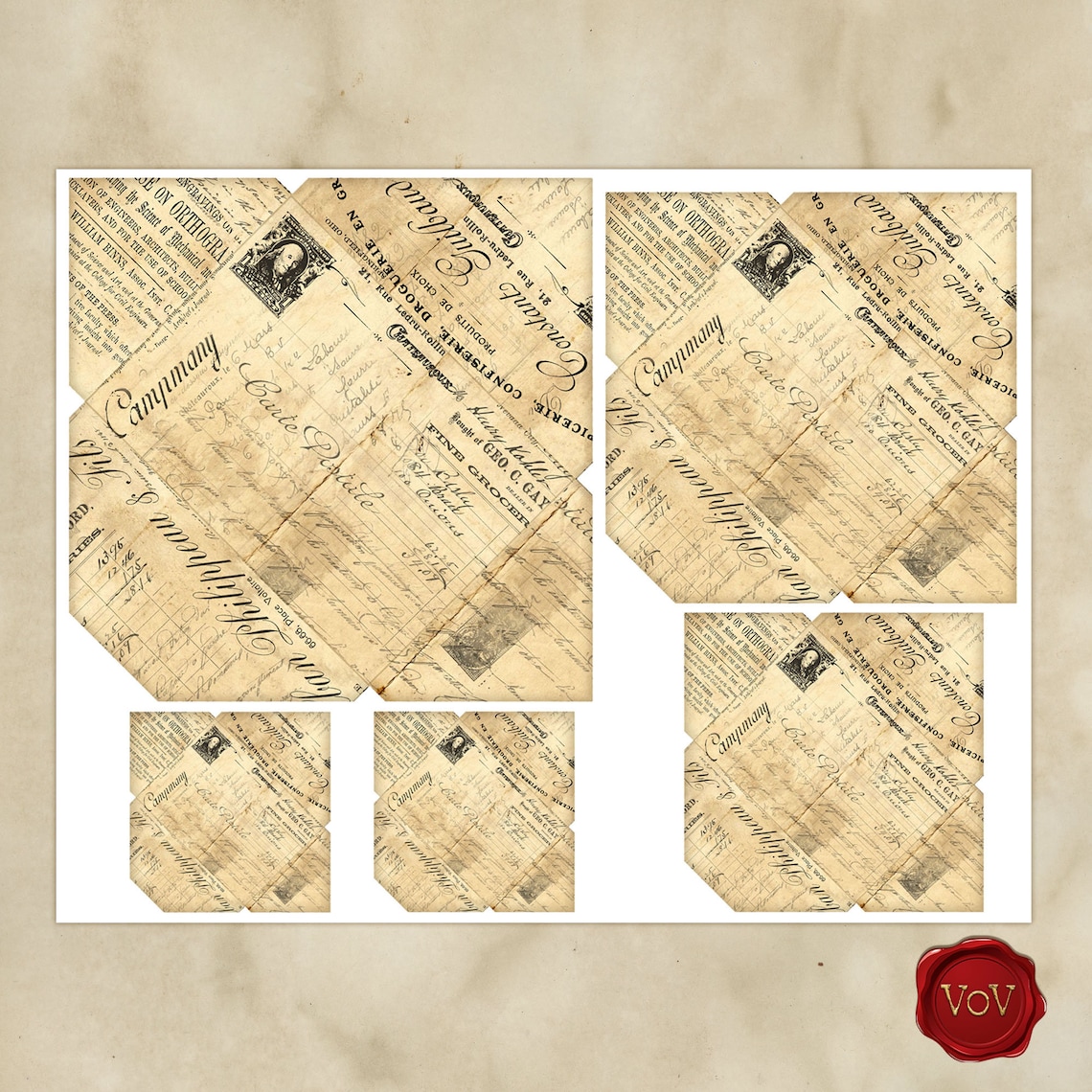 Vintage Envelopes Ephemera Storage Penpal Happy Mail - Etsy