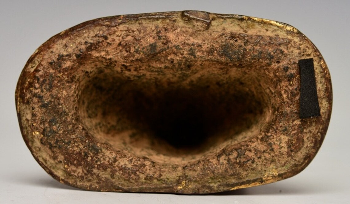 16th Century, Shan, Antique Burmese Bronze Seated Buddha on Double ...