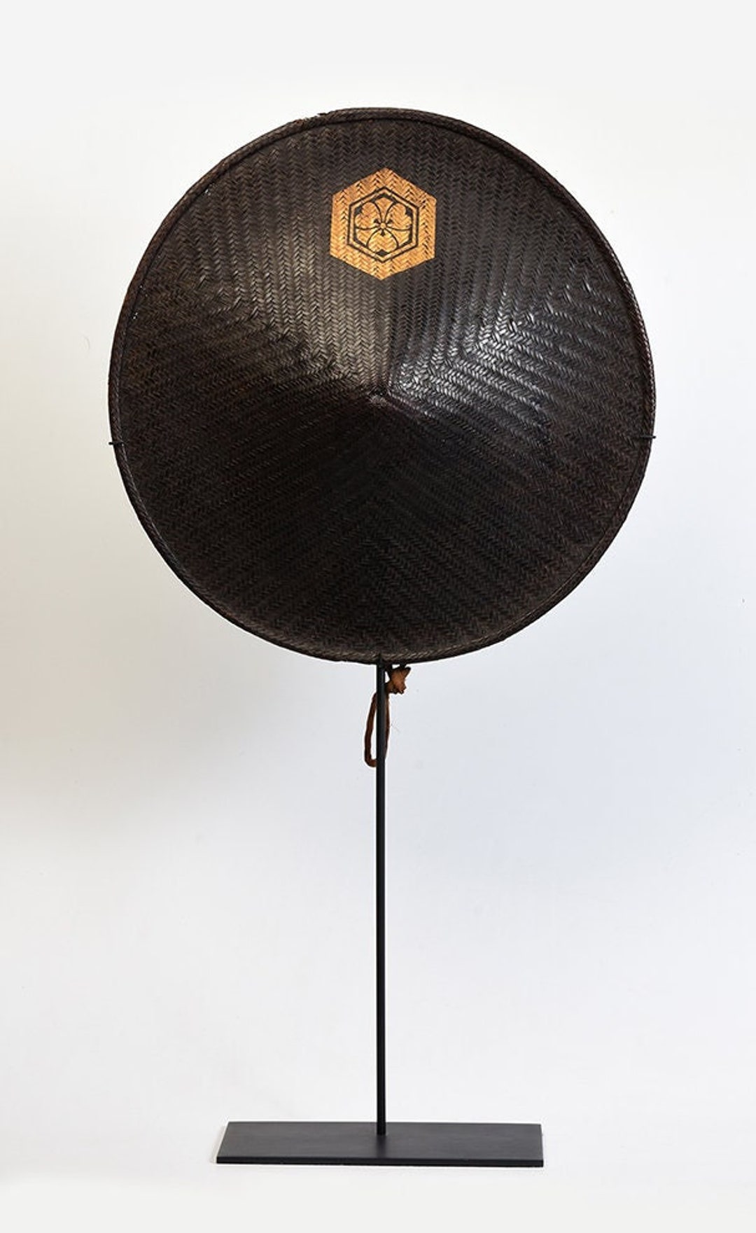 Early 20th Century, Showa, Japanese Bamboo Lacquered Hat With Stand - Etsy