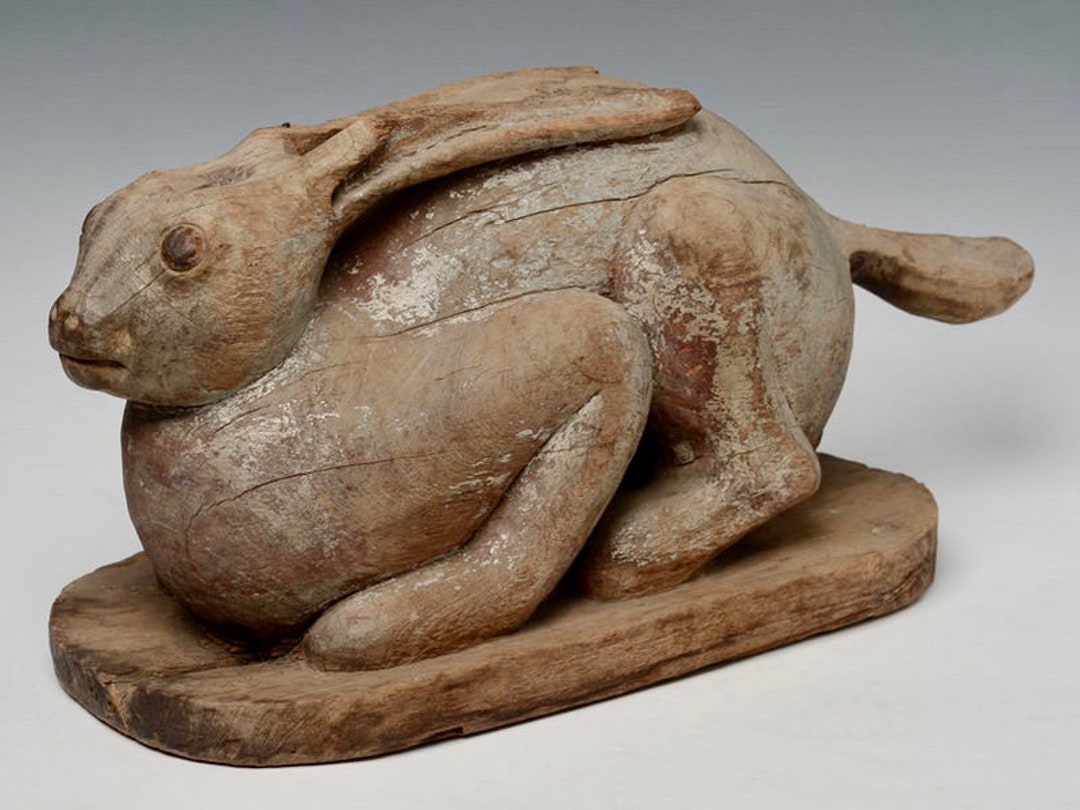 19th Century, Mandalay, Antique Burmese Wooden Rabbit - Etsy
