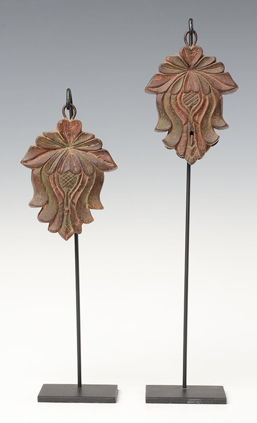 19th Century, A Pair of Antique Khmer Wooden Textile Tools - Etsy