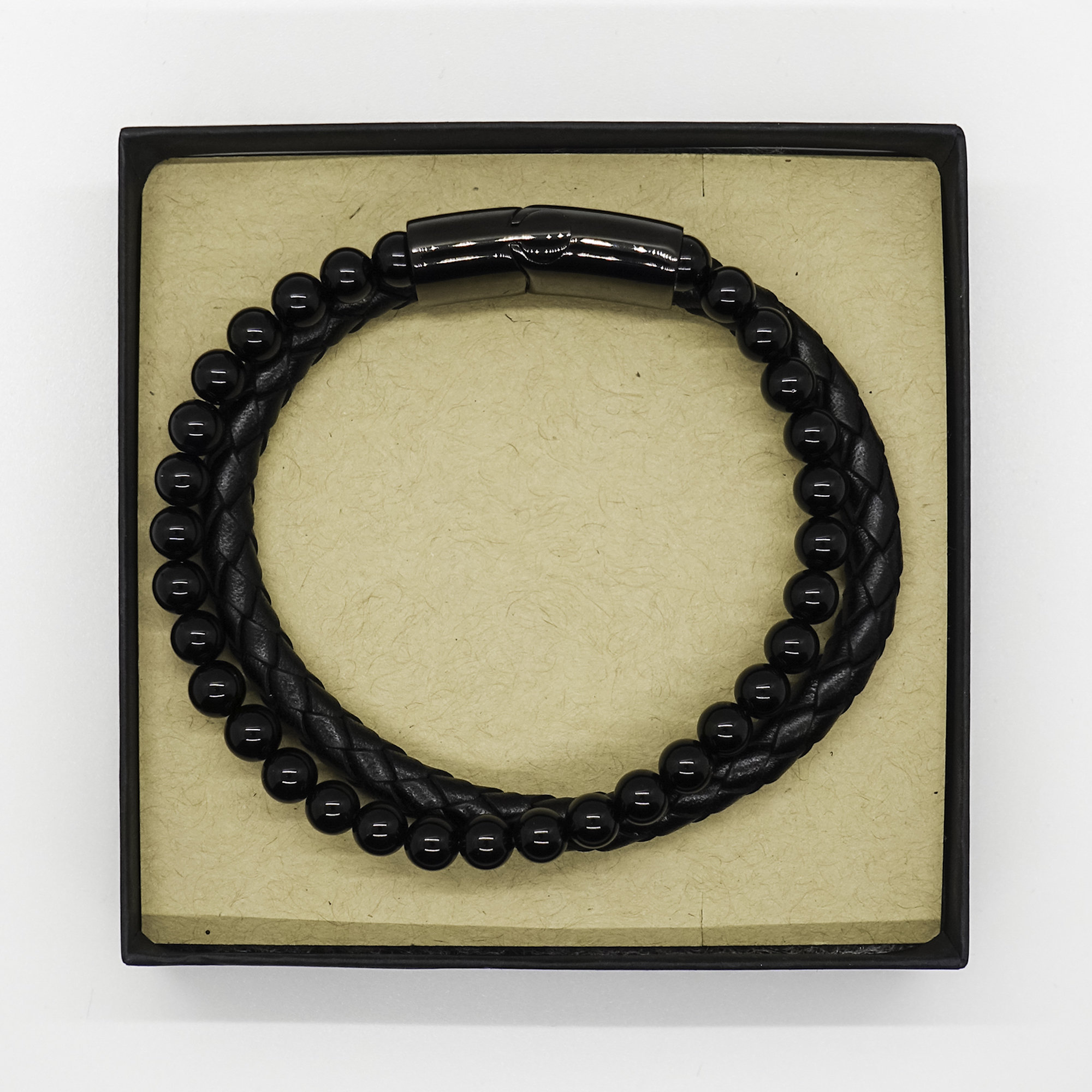 Nephew Gift To Nephew From Aunt Just Do Your Best Beads Leather Wrap nephew-gift-to-nephew-from-aunt-just-do-your-best-beads-leather-wrap