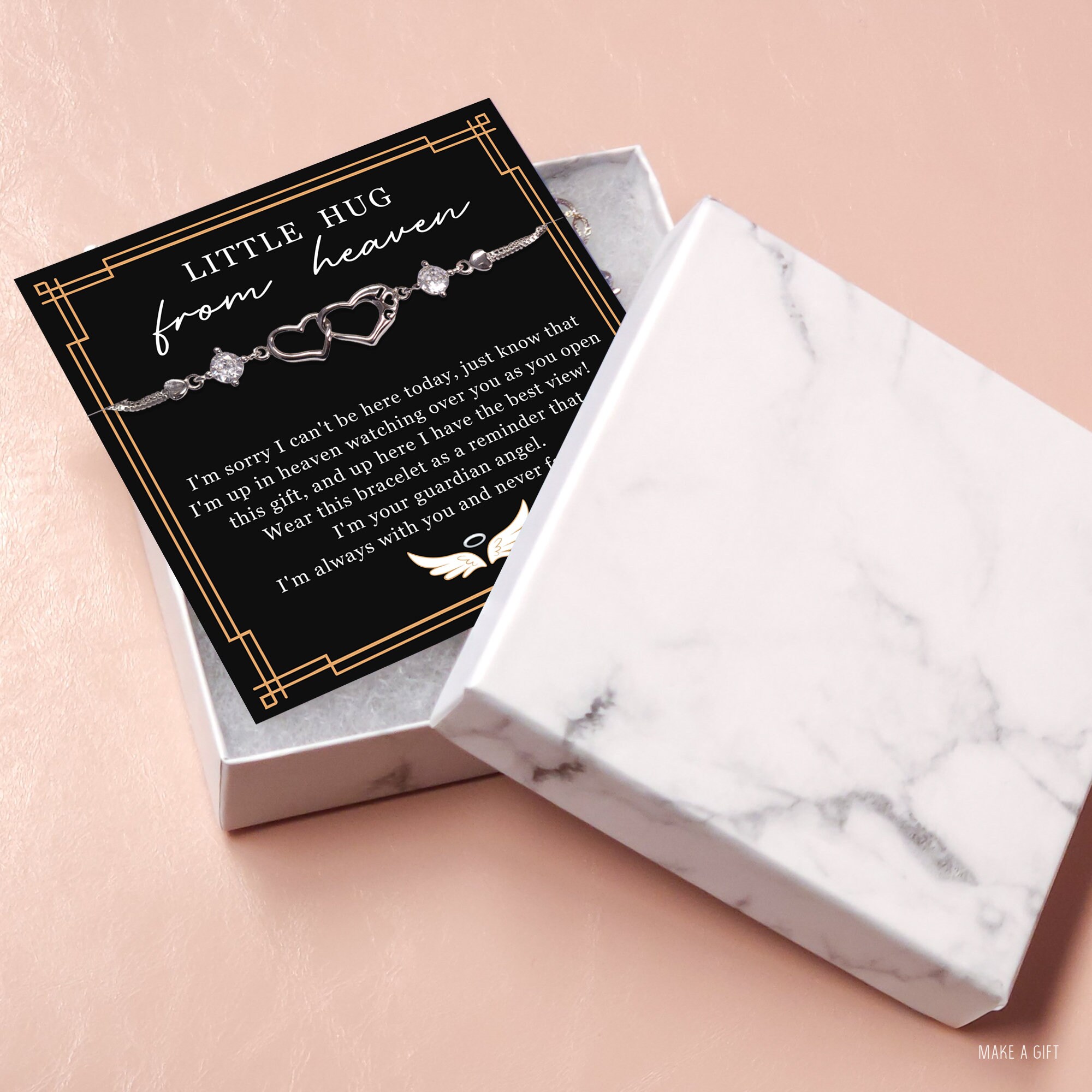 Little Hug From Heaven Gift, Christmas Gift. Gift From Heaven, Keepsake ...