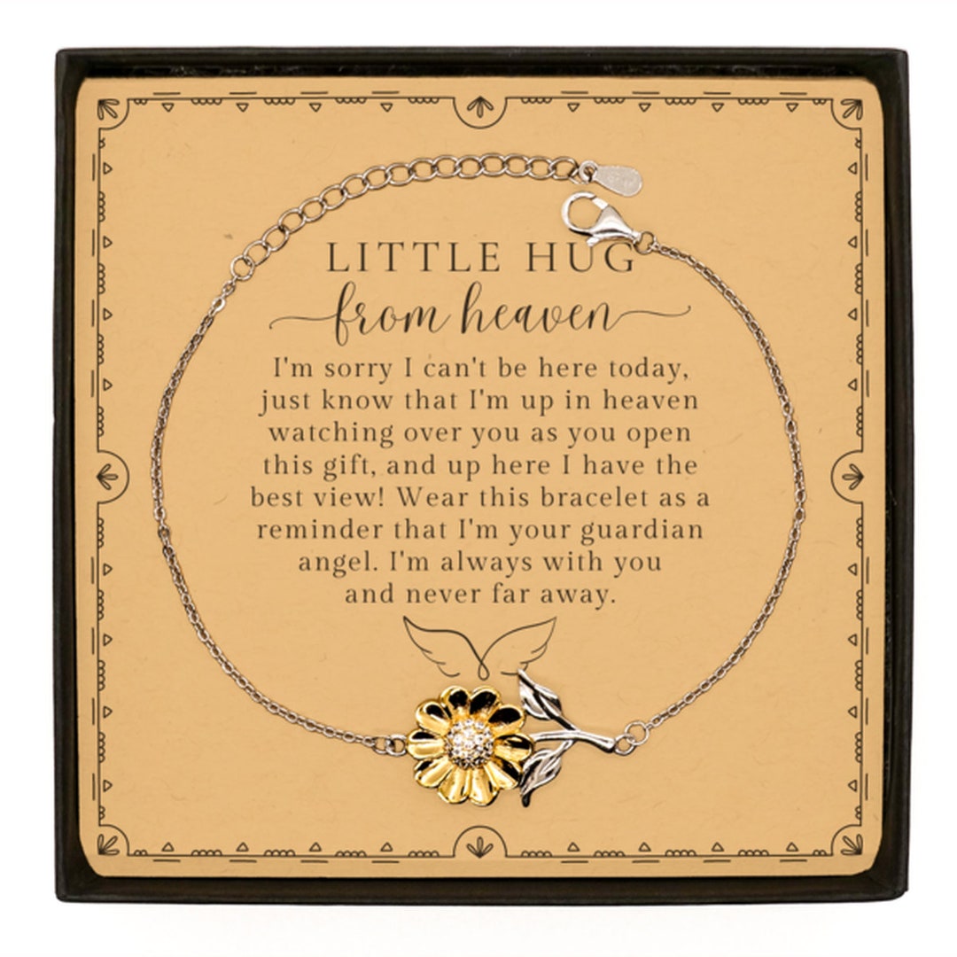 Little Hug From Heaven Gift. 925 Sterling Silver Bracelet. Gift From ...