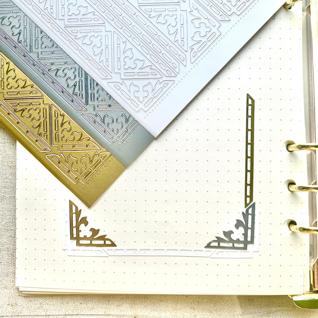Garden Corners and Frames Sticker Sheet | Bullet Journal, Polco Deco ...