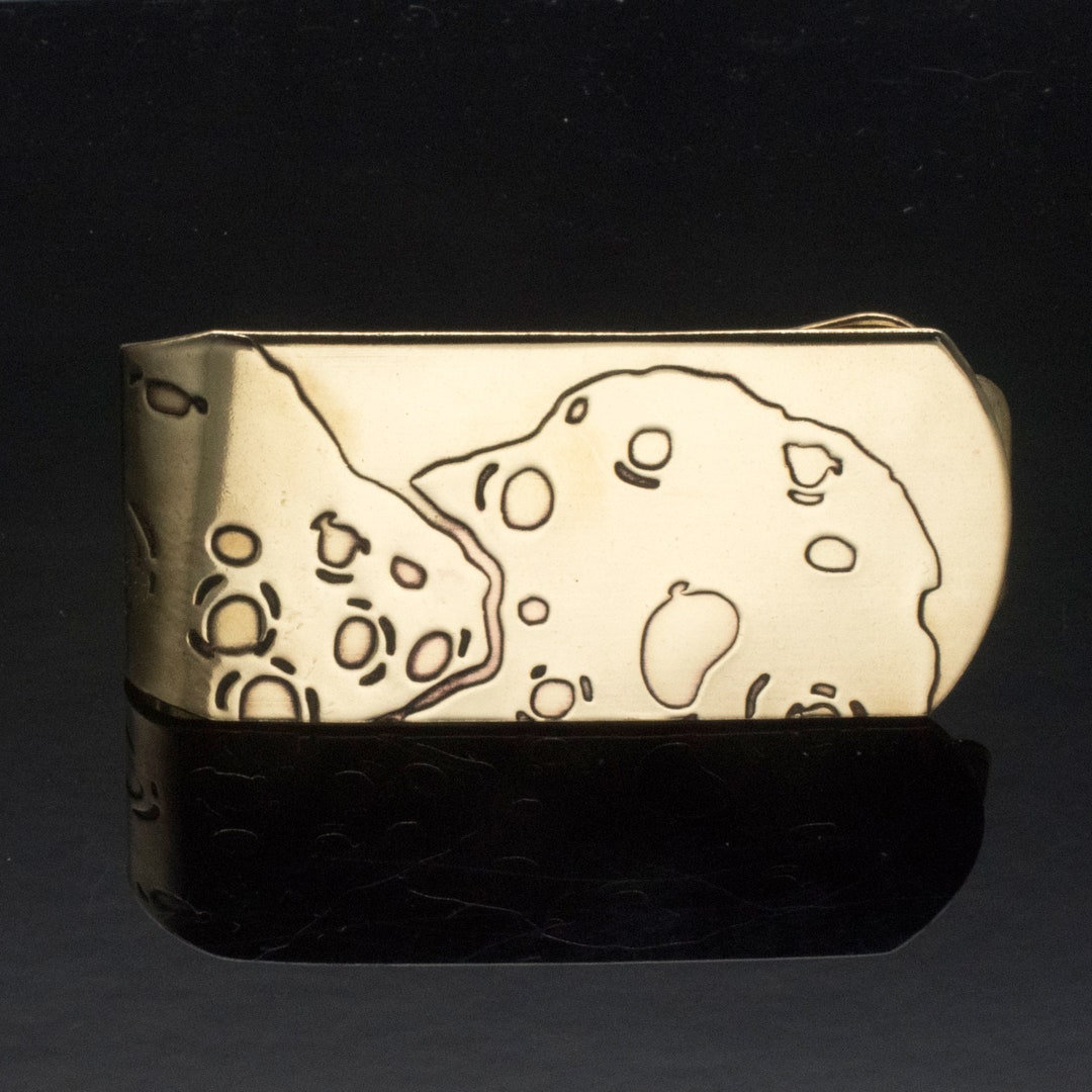 Asteroid Brass Money Clip - Etsy