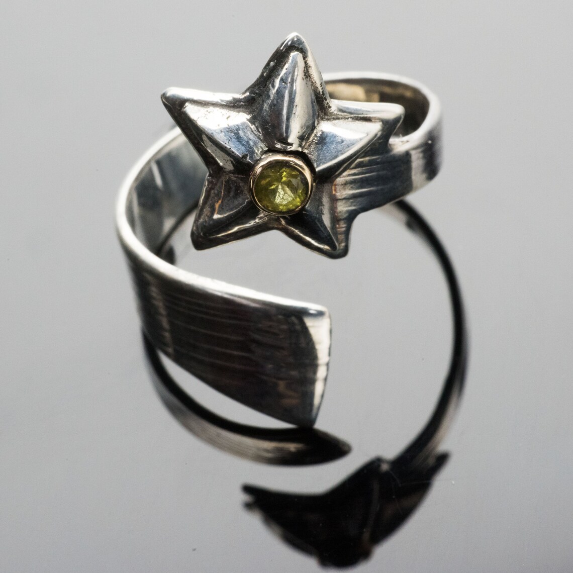 Shooting Star Ring Set With an Actual Meteorite - Etsy