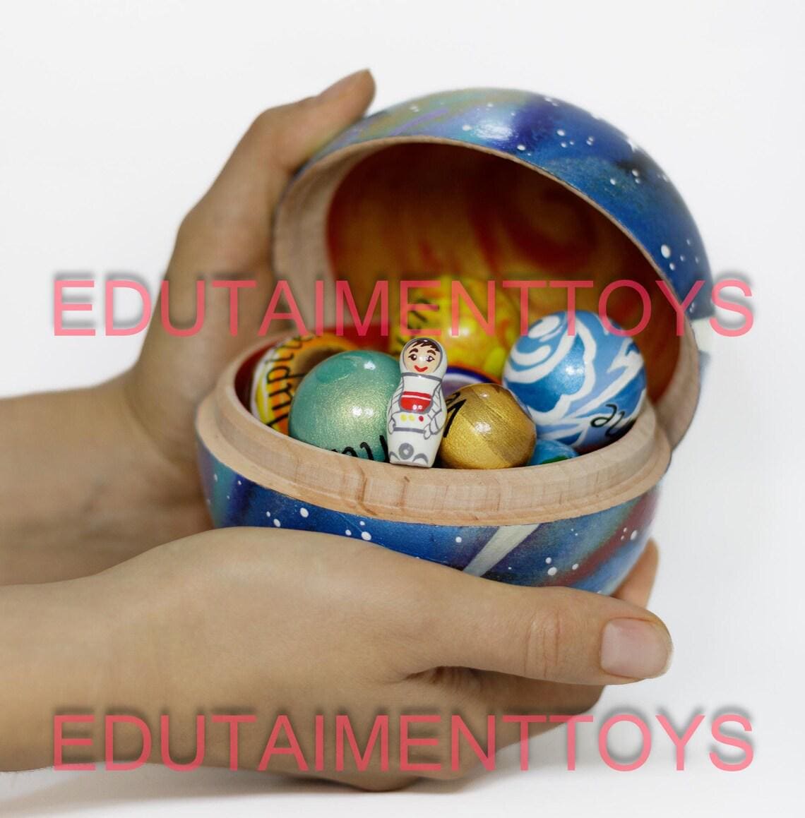 Solar System & Planets Activity Toy, Montessori Universe Model ...