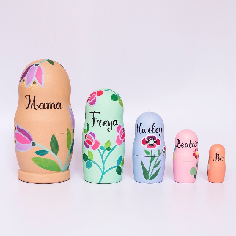 Traditional Nesting Dolls for Kids Nesting Dolls Handmade - Etsy
