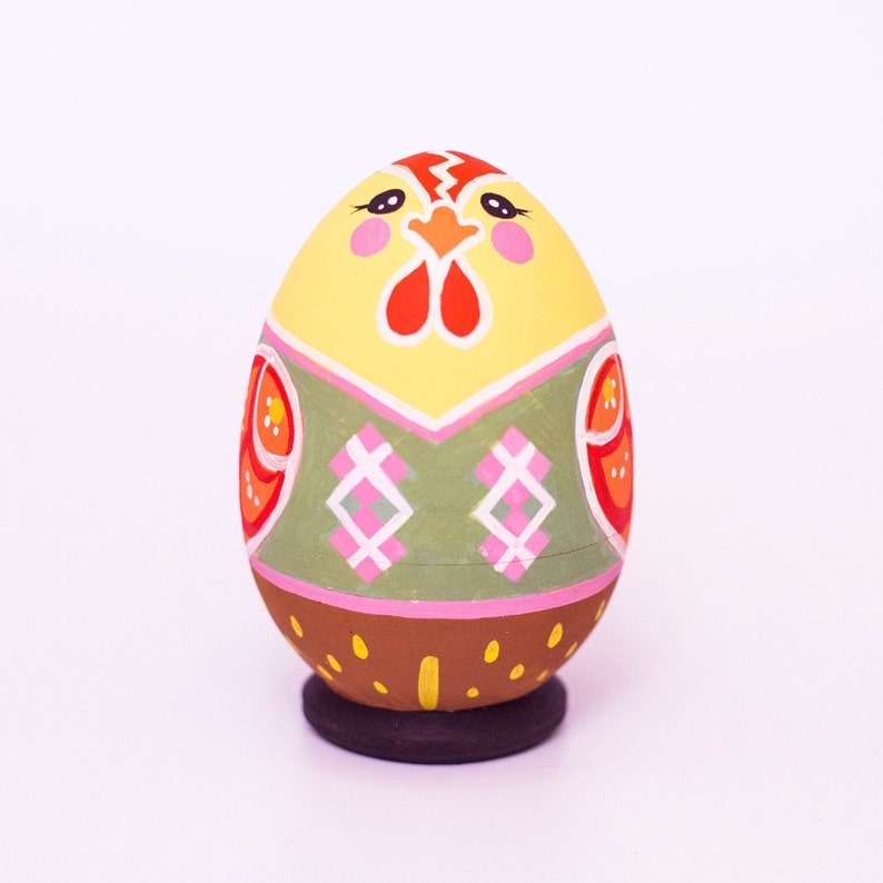 Easter Nesting Doll for Kids Chicken With Egg Easter Matryoshka Doll ...