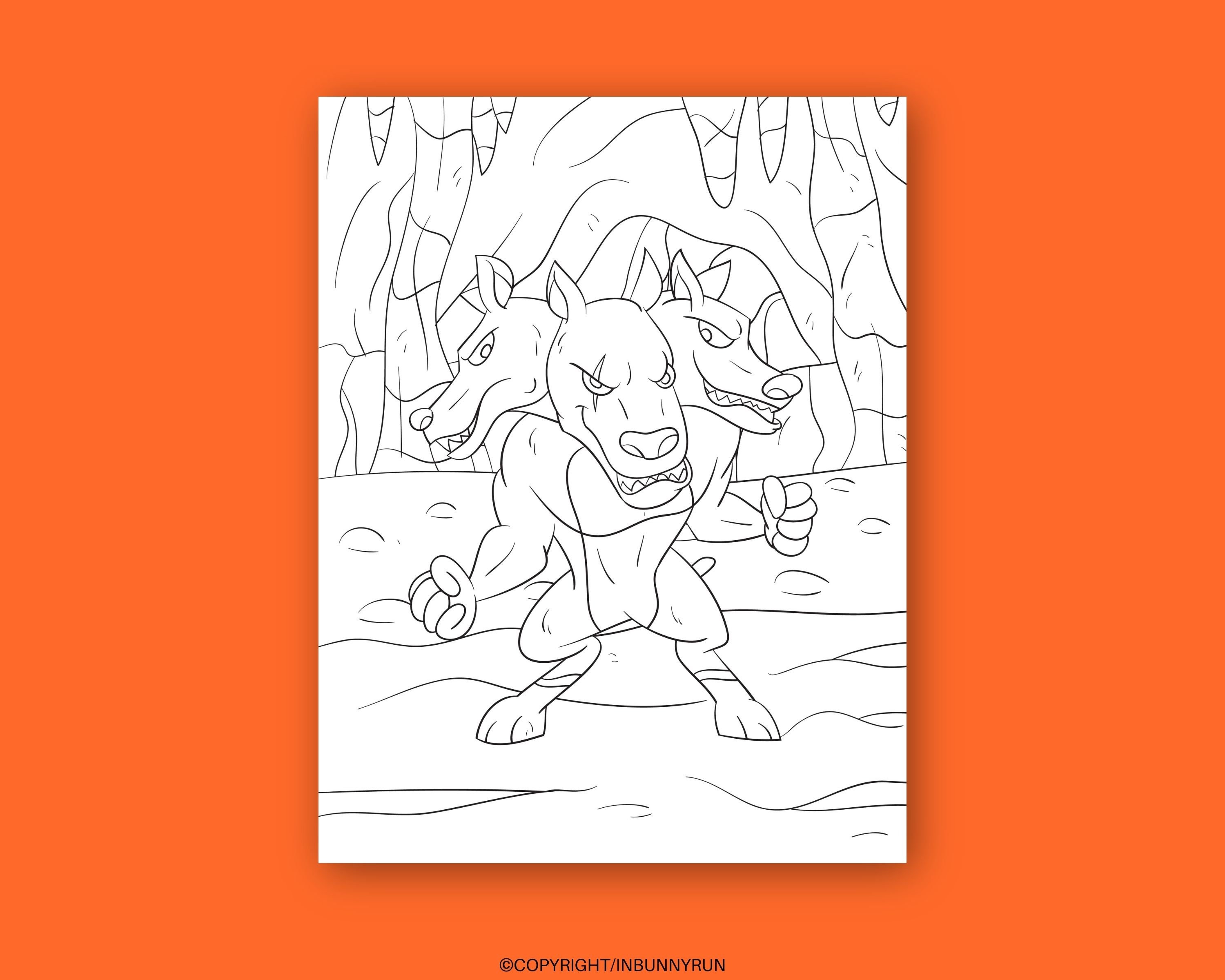 Monsters Coloring Pages Greek Mythology Monsters Centaur, Minotaur ...