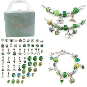 Bracelet Making Kit for Girls Charm Bracelets Kit With Beads - Etsy