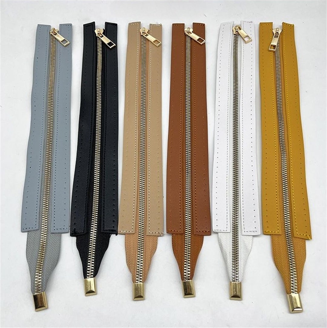 18cm & 30cm PU Leather Zippers, Crochet Bag Closure Accessories ...