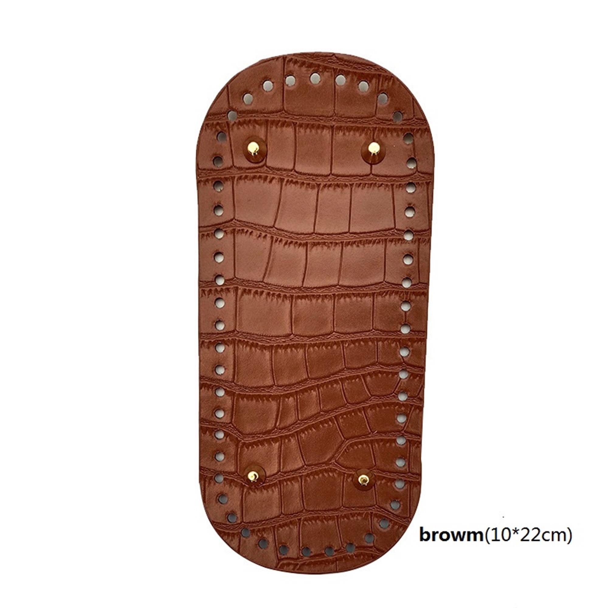 PU Leather Bag Bottom Shaper Crochet Bag Bottom Round /long - Etsy