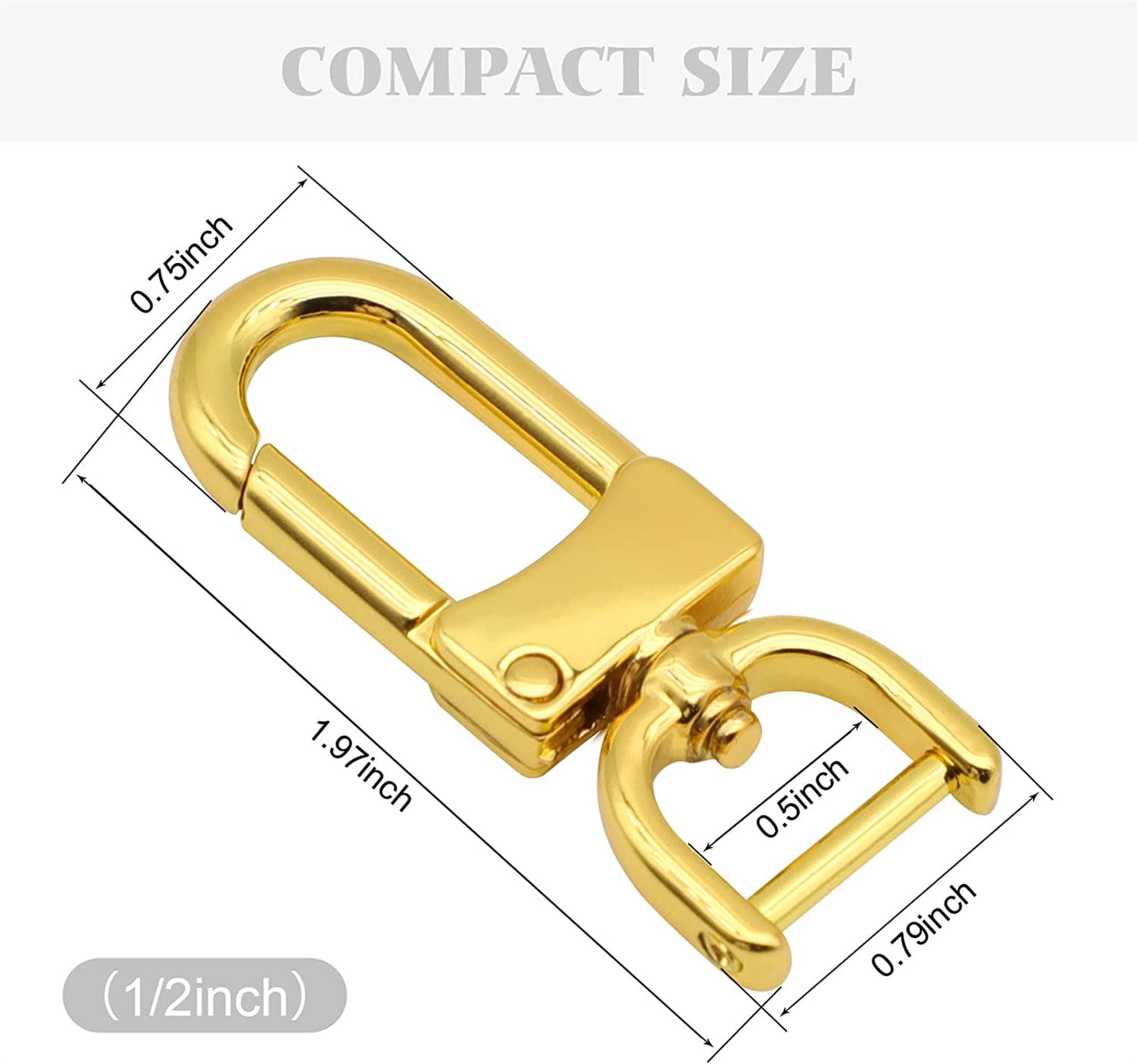 2pcs Detachable Snap Hook Swivel Clasp With Screw Bar Bag - Etsy