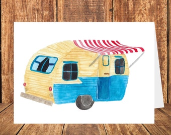 Rv Birthday Greeting Card - Etsy