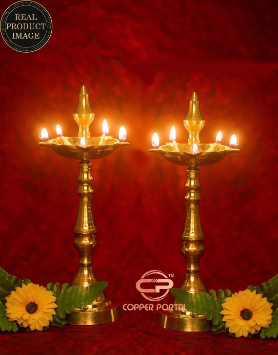 Lighting Lamps In Pooja Room