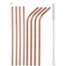 Barware Reusable Copper Drinking Straws Copper Straws With Cleaning ...