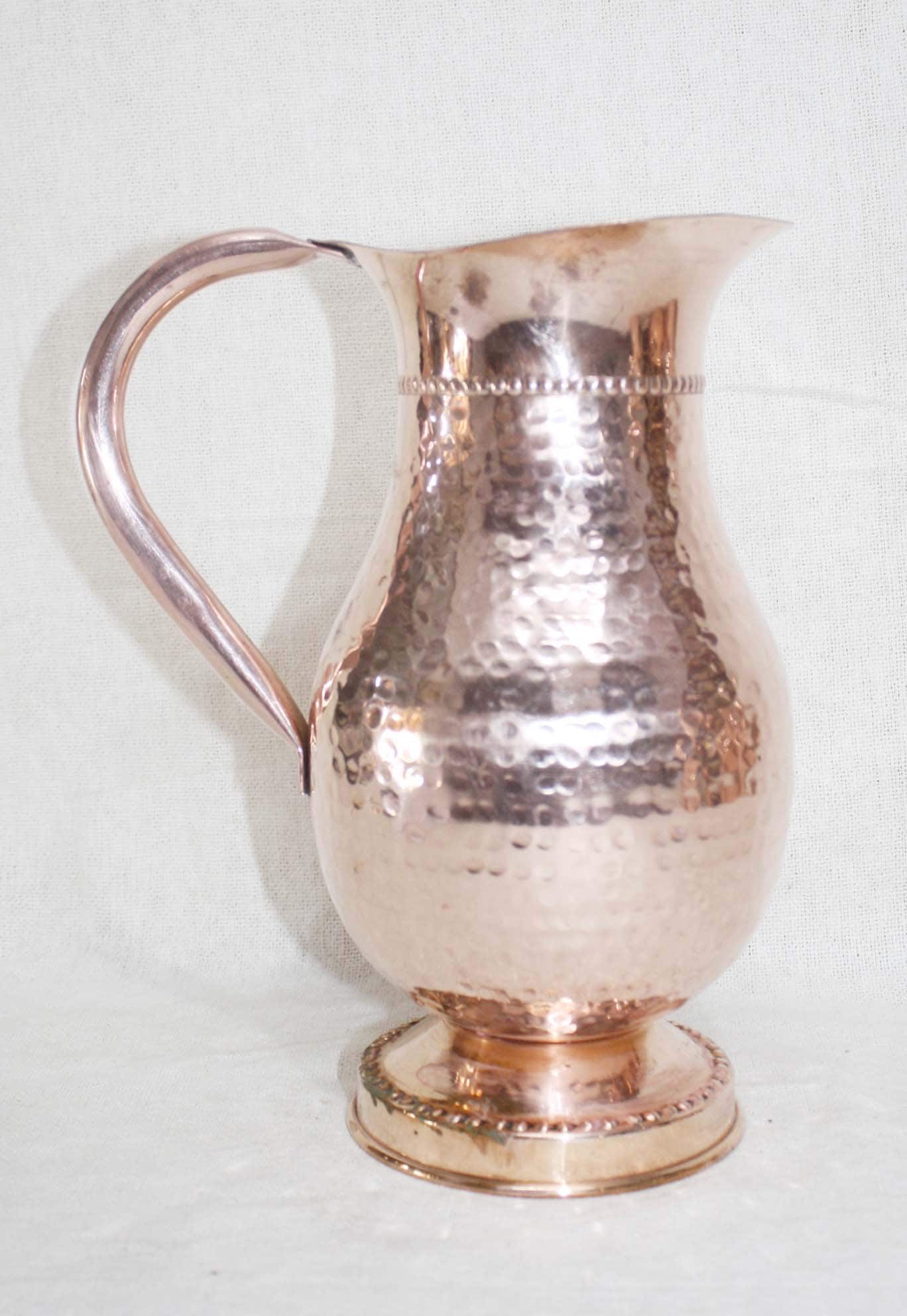 Pure Copper Pitcher Extra Large 70 Oz Hammered Copper - Etsy UK