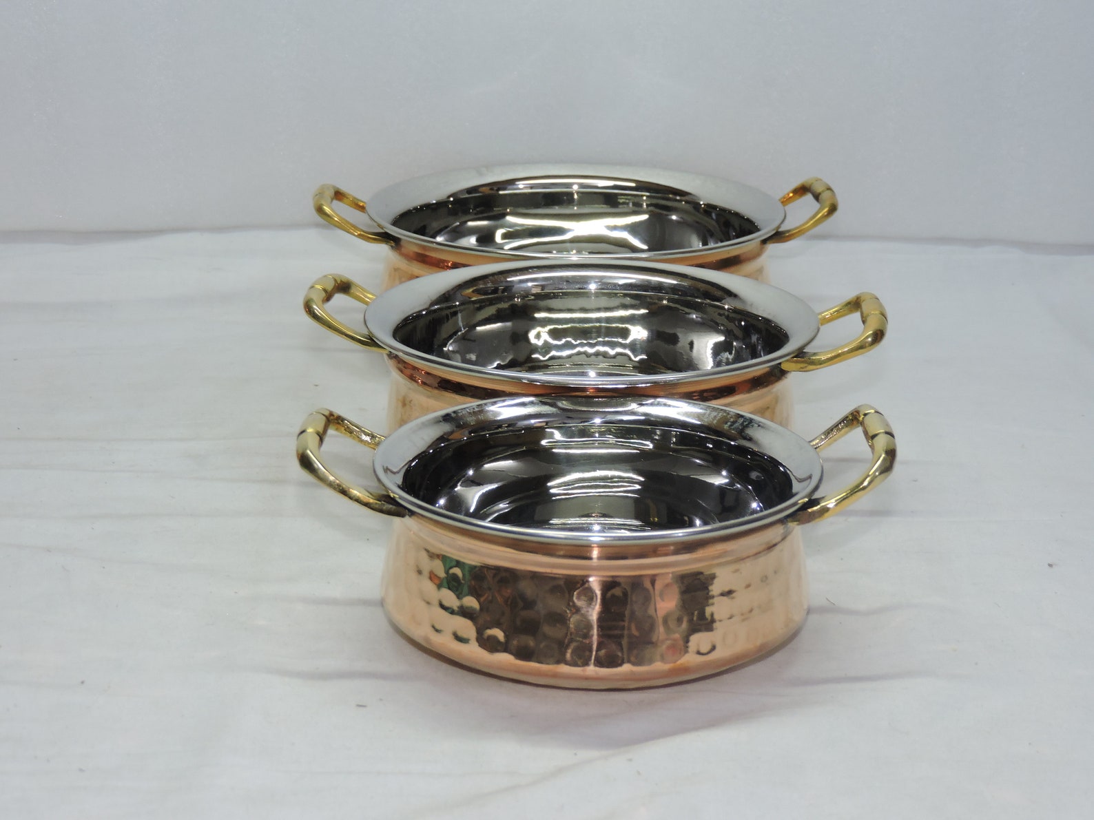 Handmade Steel Copper Casserole Dish Serving Food Daal Curry - Etsy