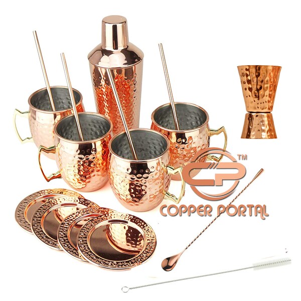 100% Real Copper Cups - Etsy
