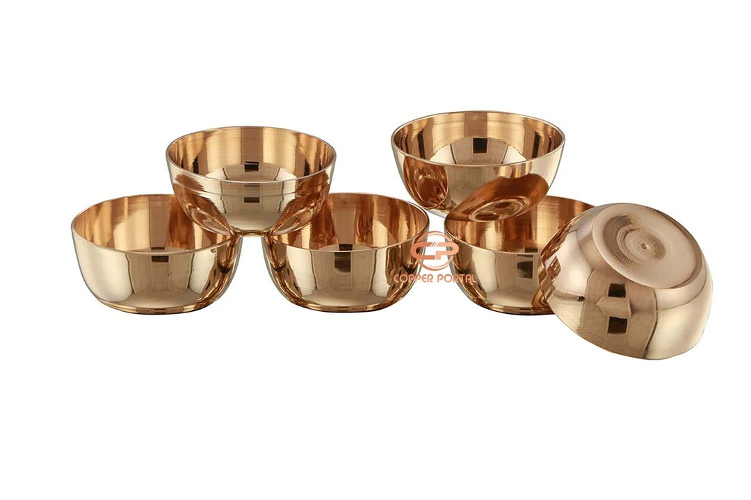 Copper Portal Pure Bronze Bowls for Home and Restaurant Kansa/bronze ...