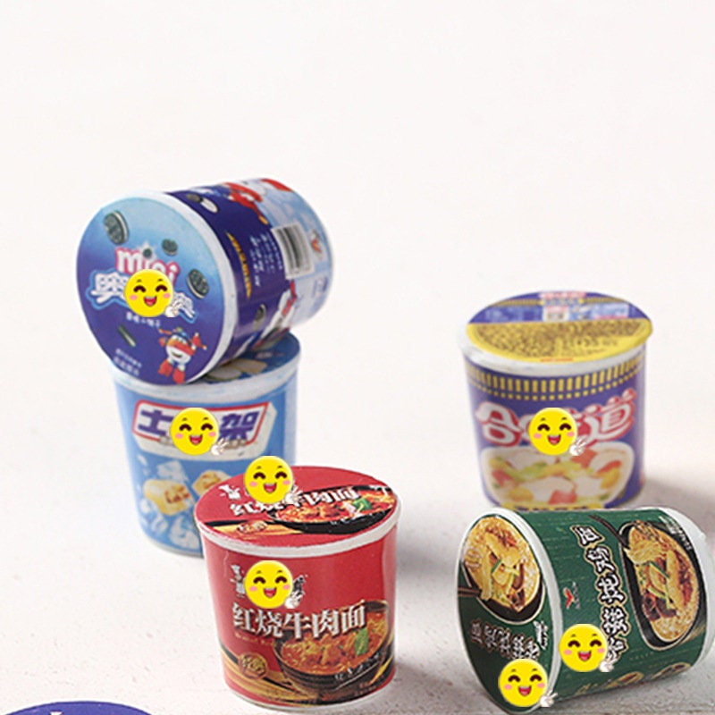 Mini Cute Instant Noodle Barrel Miniature Dollhouse DIY - Etsy
