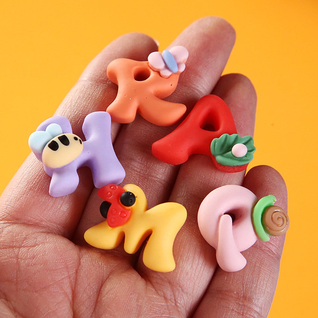 Mini Cute Animal Alphabet Miniature Dollhouse DIY Polymer Resin Doll - Etsy