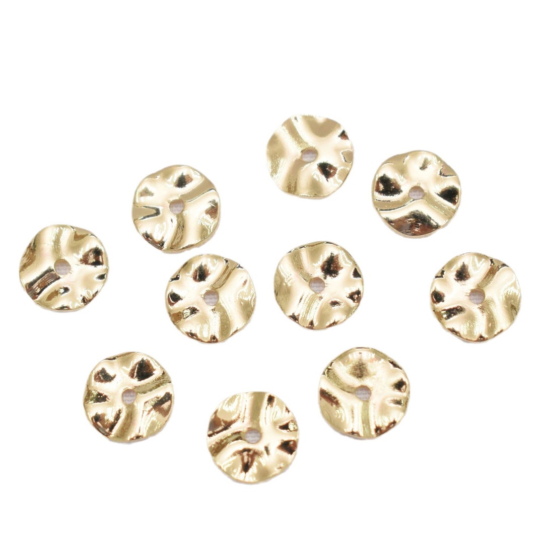 100 Pcs Curved Bead Spacer Cap Cups Jewelry Making Finding - Etsy