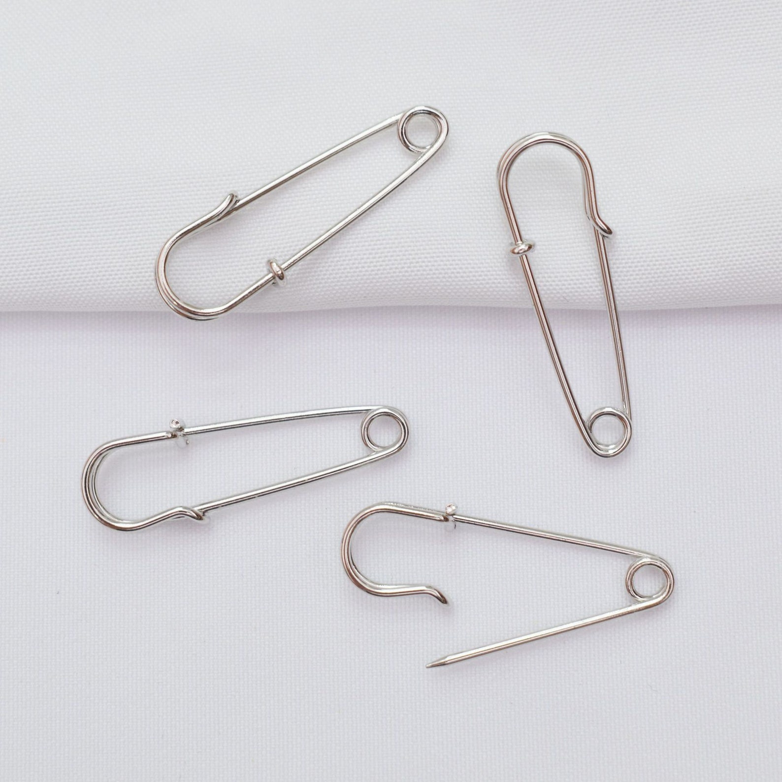10 Pcs Simple Brooch Back Safety Pin Jewelry Making Finding - Etsy