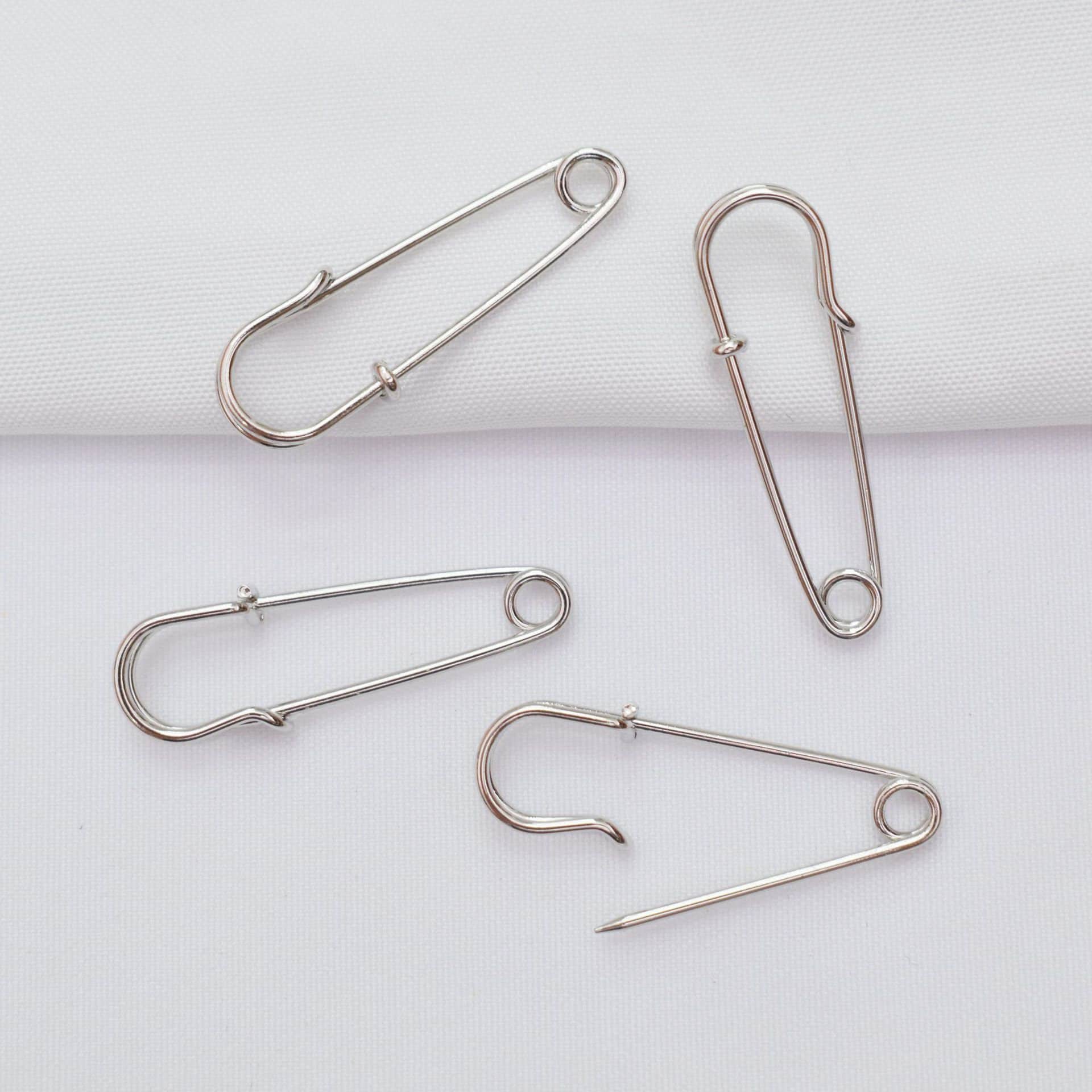 10 Pcs Simple Brooch Back Safety Pin Jewelry Making Finding - Etsy