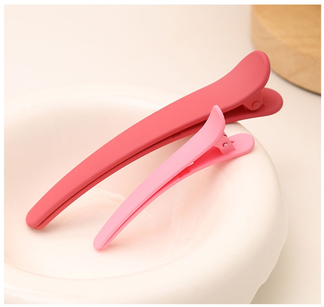 Medium Large Solid Color Plain Bent Beak Blank Hairclip Acrylic Hairpin ...