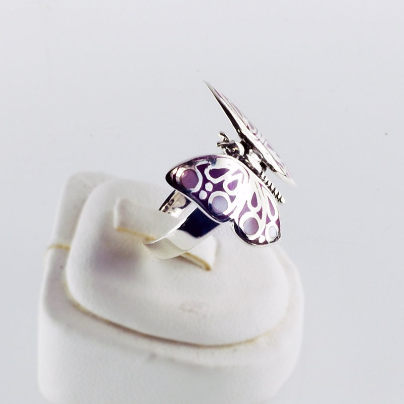 Movable Wings Butterfly Rings for Women SOLID Sterling Silver - Etsy