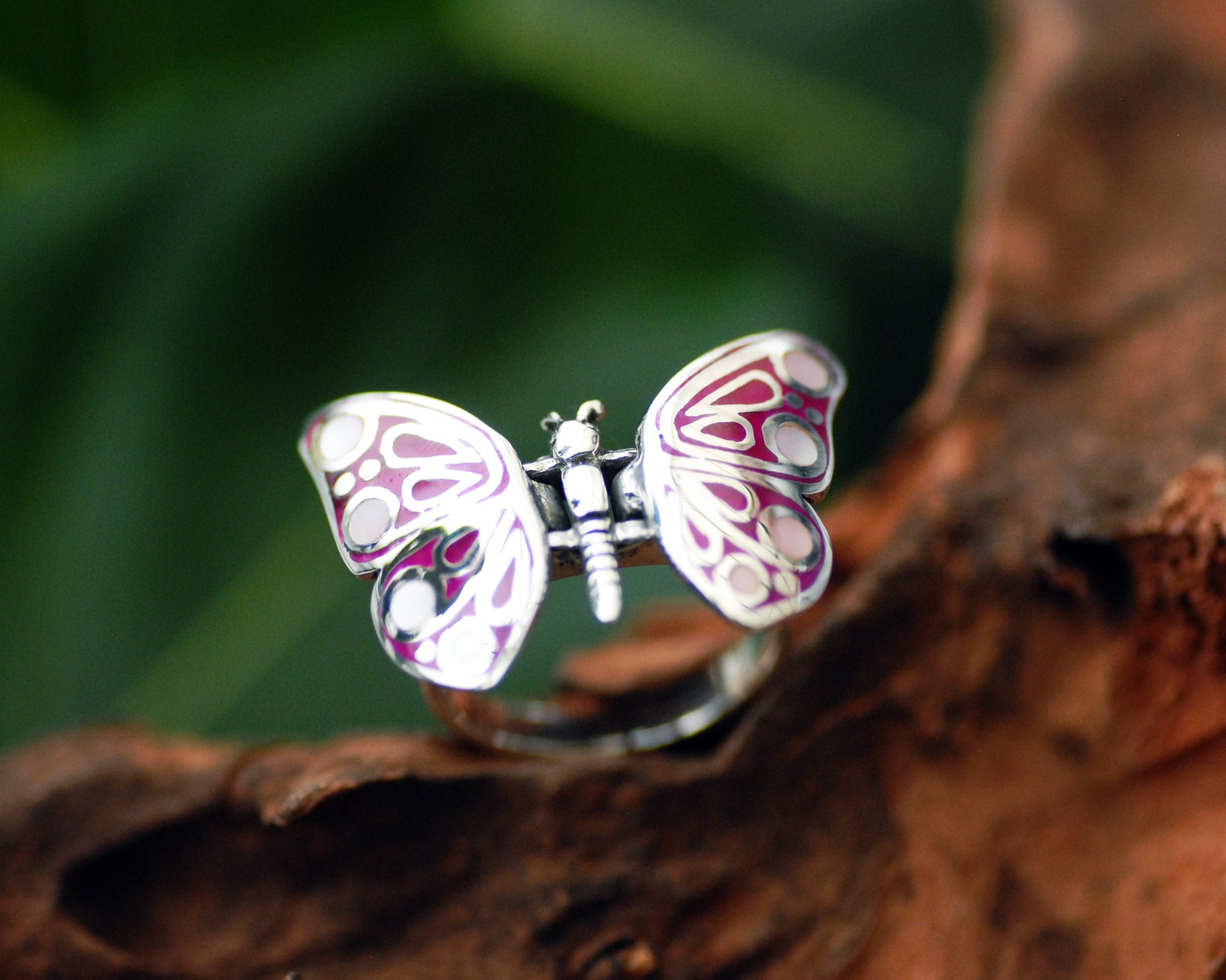 Movable Wings Butterfly Rings for Women SOLID Sterling Silver - Etsy