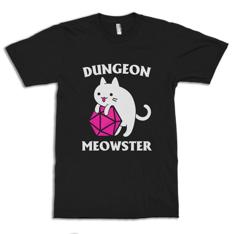 Dungeon Meowster Funny DnD T-Shirt Dungeons and Dragons | Etsy Dungeon Meowster Funny DnD T-Shirt Dungeons and Dragons | Etsy
