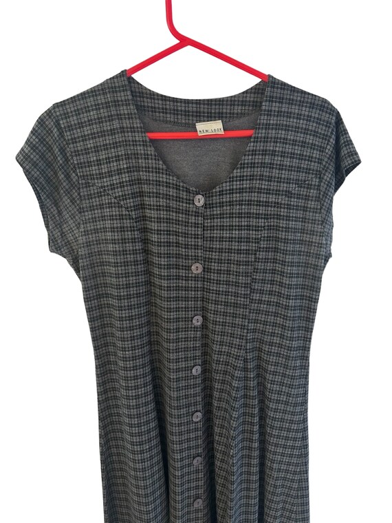 Vintage Old New Look Blue Label 2001 Y2K Maxi Dress S… - Gem