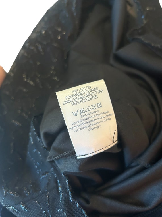 Vintage Old New Look Blue Label 90s 1994 Mesh Overlay… - Gem