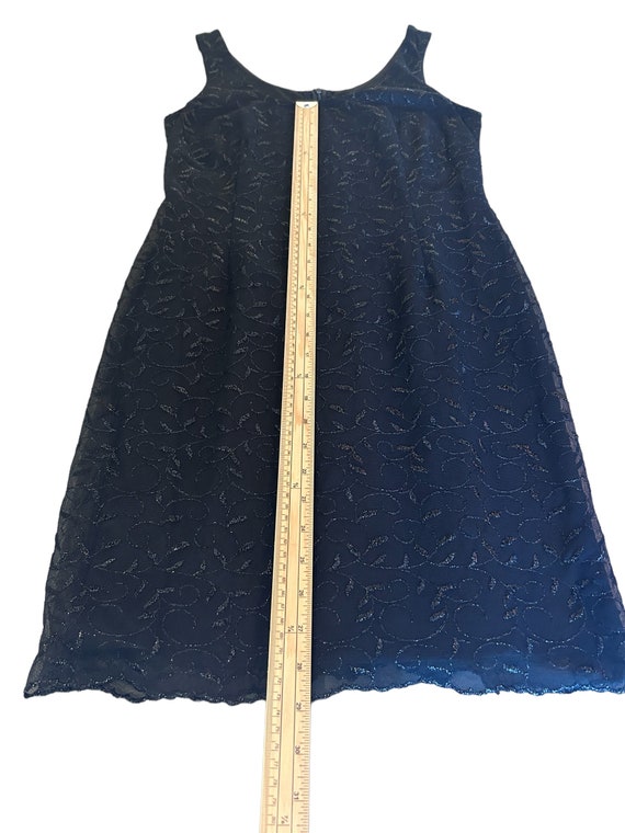 Vintage Old New Look Blue Label 90s 1994 Mesh Overlay… - Gem