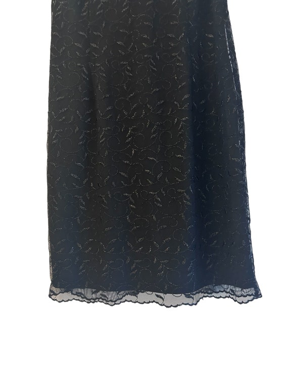 Vintage Old New Look Blue Label 90s 1994 Mesh Overlay… - Gem