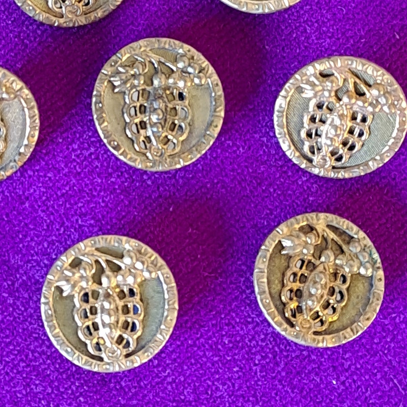 Metal Mirror Buttons - Etsy