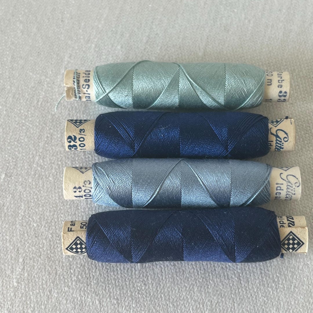 4 Piece Set of Pure Silk Thread. Never Opened Threads From Gütermann ...