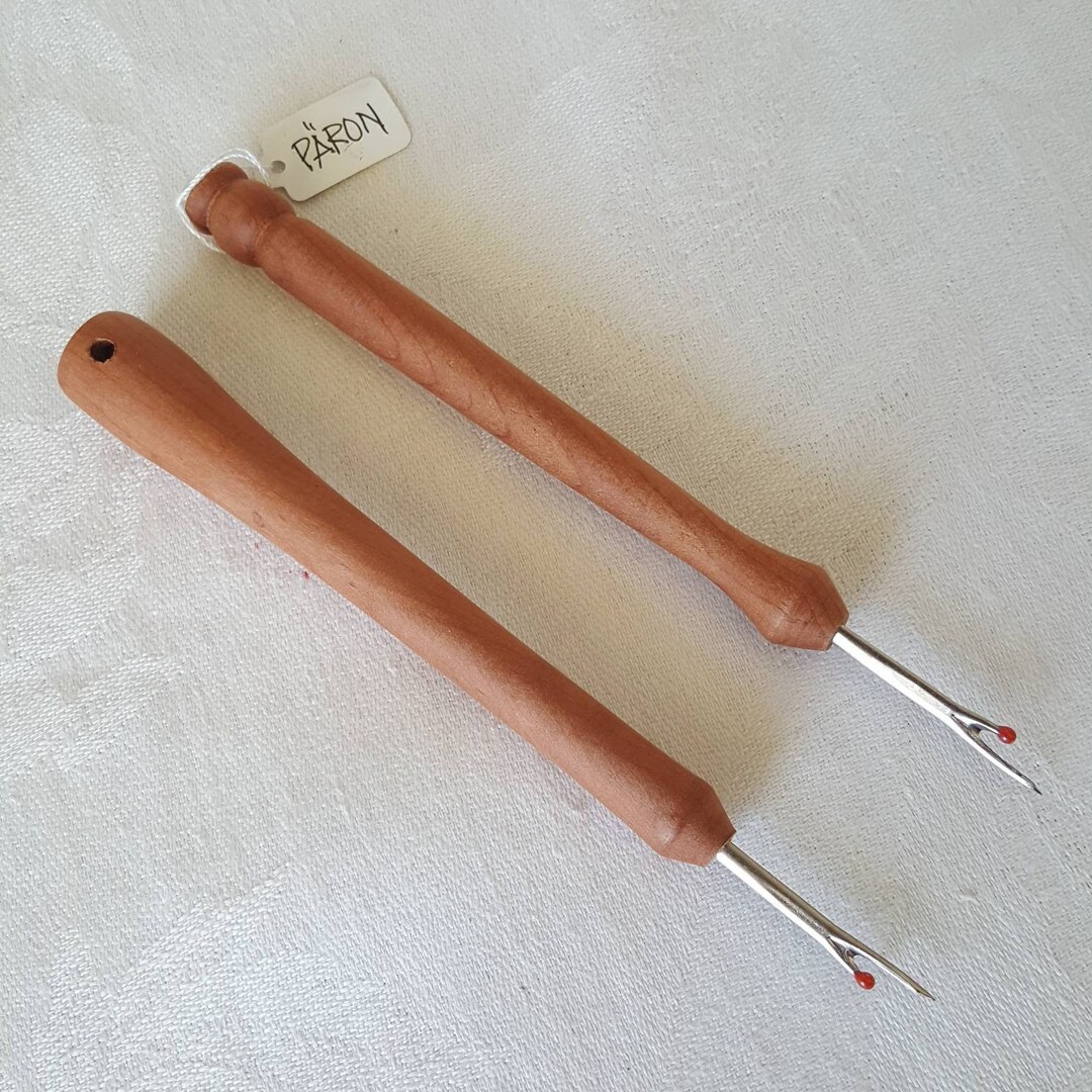 Very Practical Seam Ripper. Wood Turned PEAR Handle. Sharp and Pointed ...