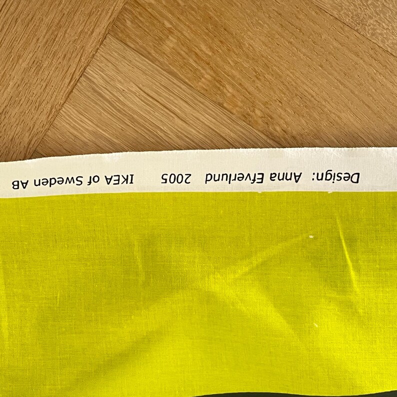 IKEA Fabric From 2005. Designed by Anna Everlund. Soft Cotton Fabric ...