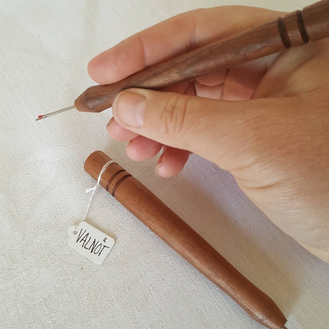 Very Practical Seam Ripper. Wood Turned Walnut Handle. Sharp and ...