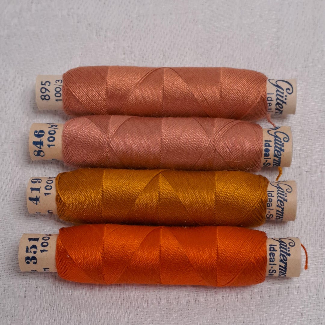 4 Piece Set of Pure Silk Thread. Never Opened Threads. From Gütermann ...