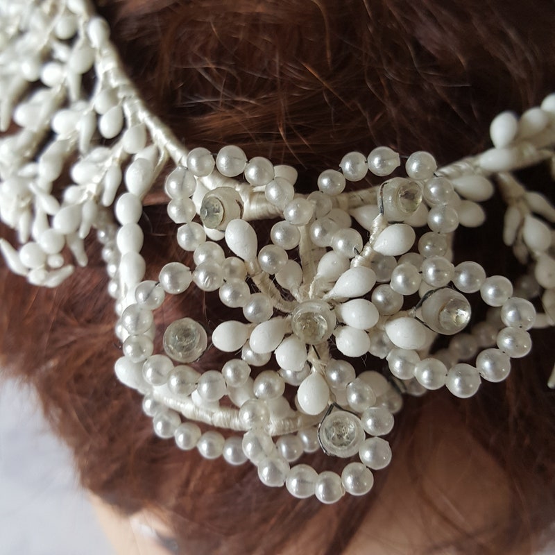 Beaded Headpiece - Etsy
