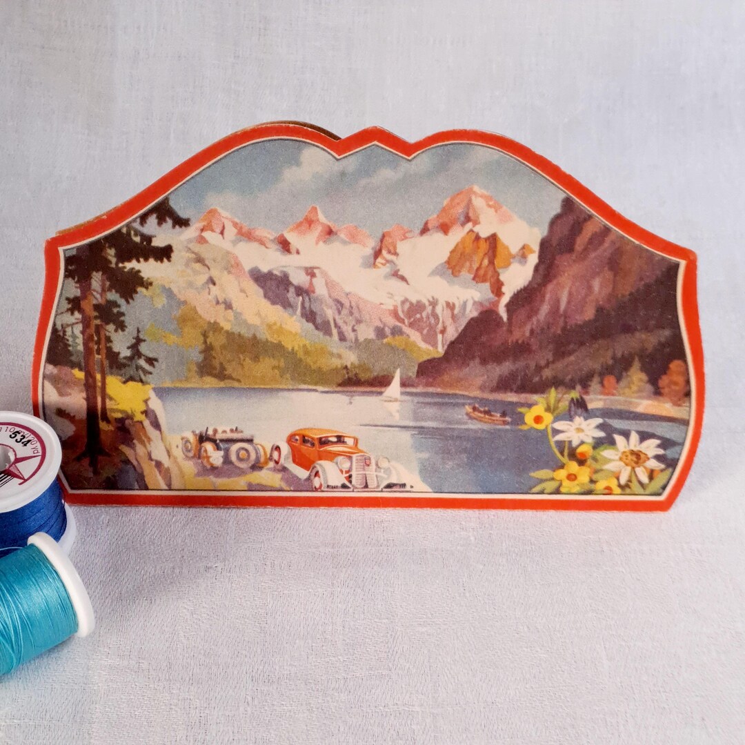 Paper Needle Book. Vintage Foldout Needle Case. Pin and Needle ...