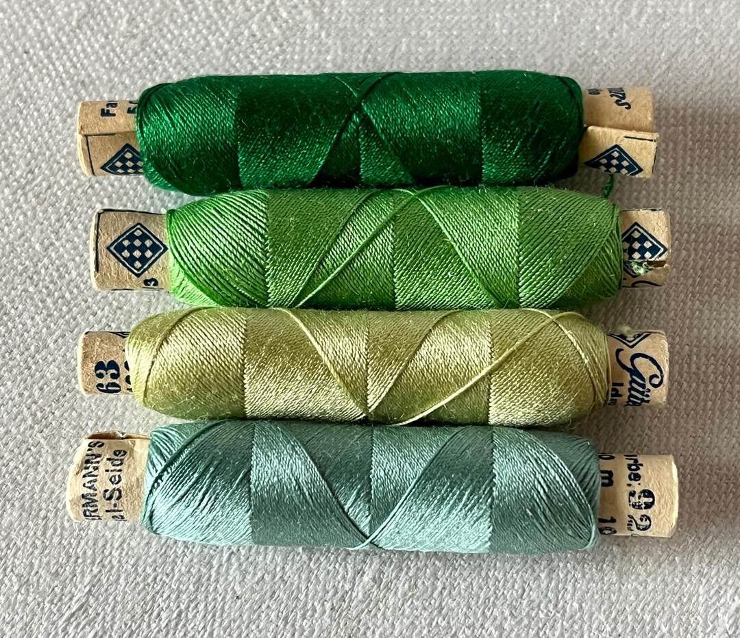 4 Piece Set of Pure Silk Thread. Never Opened Threads From Gütermann ...